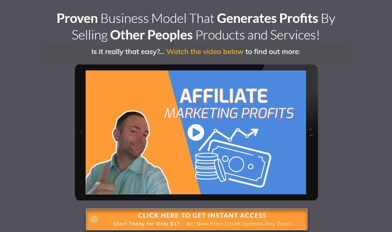 Affiliate Marketing Profits Review – Ted Pace Product Reviews